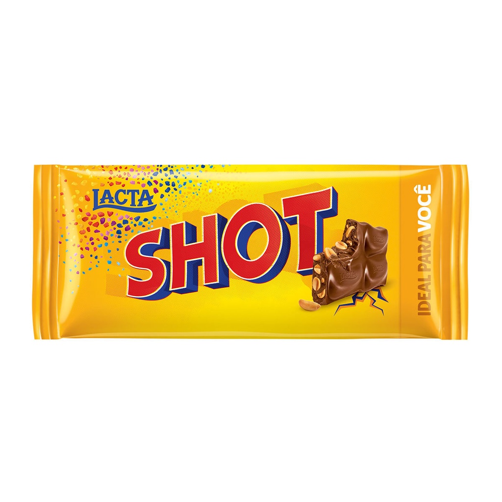 Chocolate Ao Leite Com Amendoim Lacta Shot 20 G | Nutrivida